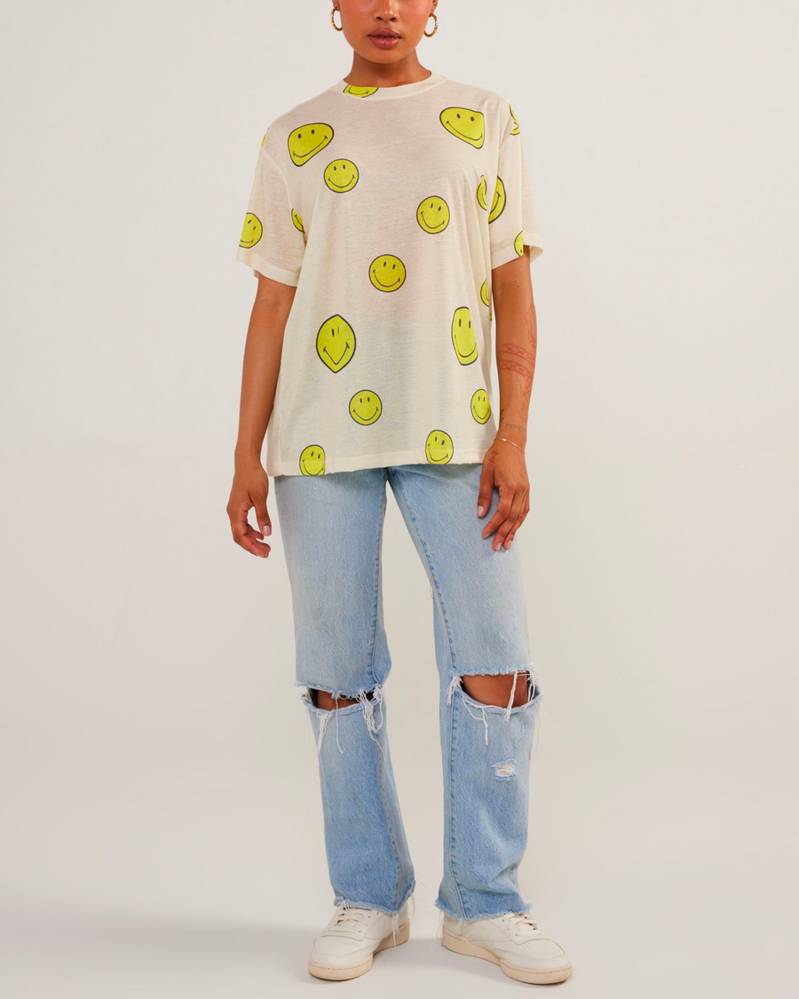 Smiley® Oversized Tissue Tee – Samii Ryan