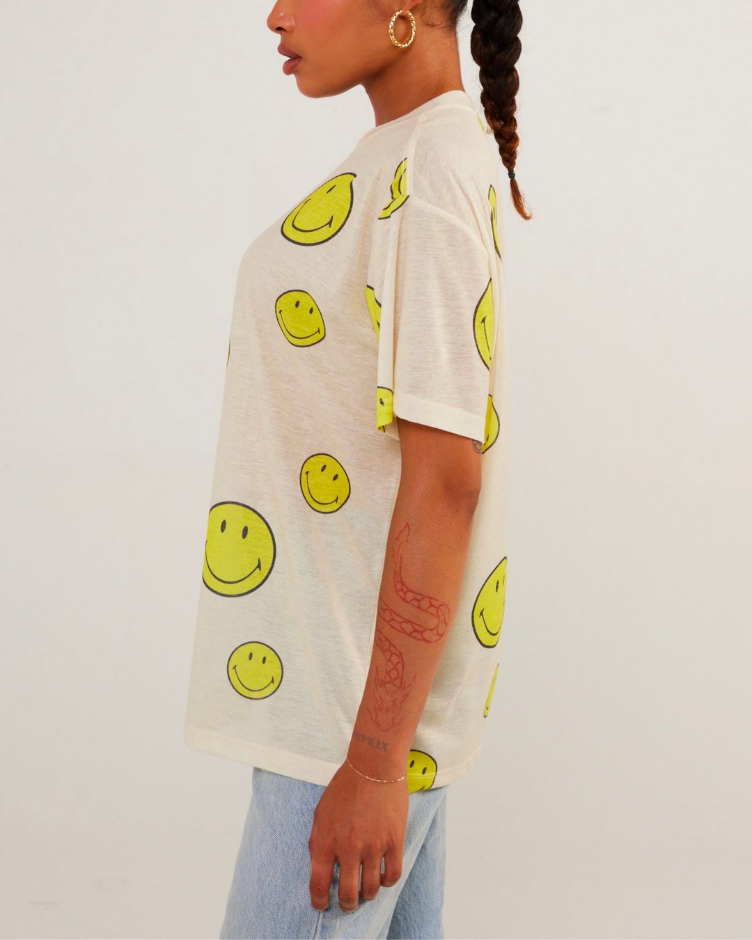 Smiley® Oversized Tissue Tee – Samii Ryan